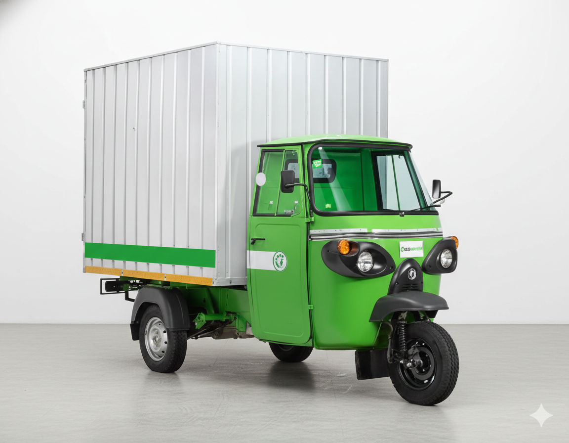 CV-02 Covered Van | Premium 3-Wheeler Electric Covered Van | SSE Ltd